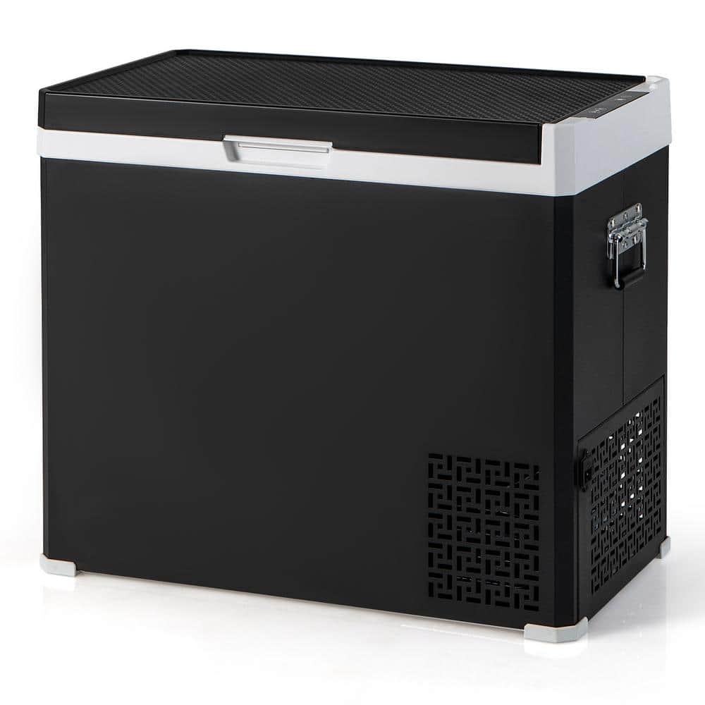 Costway 1.78 cu. Ft. Portable Compressor Fridge Freezer (-4℉~68℉) for ...