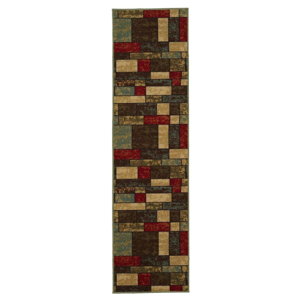 Ottomanson Ottohome Collection Non-Slip Rubberback Boxes Design 3x10 ...