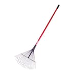 Bully Tools 24-Tine Leaf and Thatching Rake with Fiberglass Handle ...