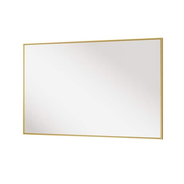 Reviews for 60 in. W x 36 in. H Beveled Edge Rectangle Aluminum Framed ...