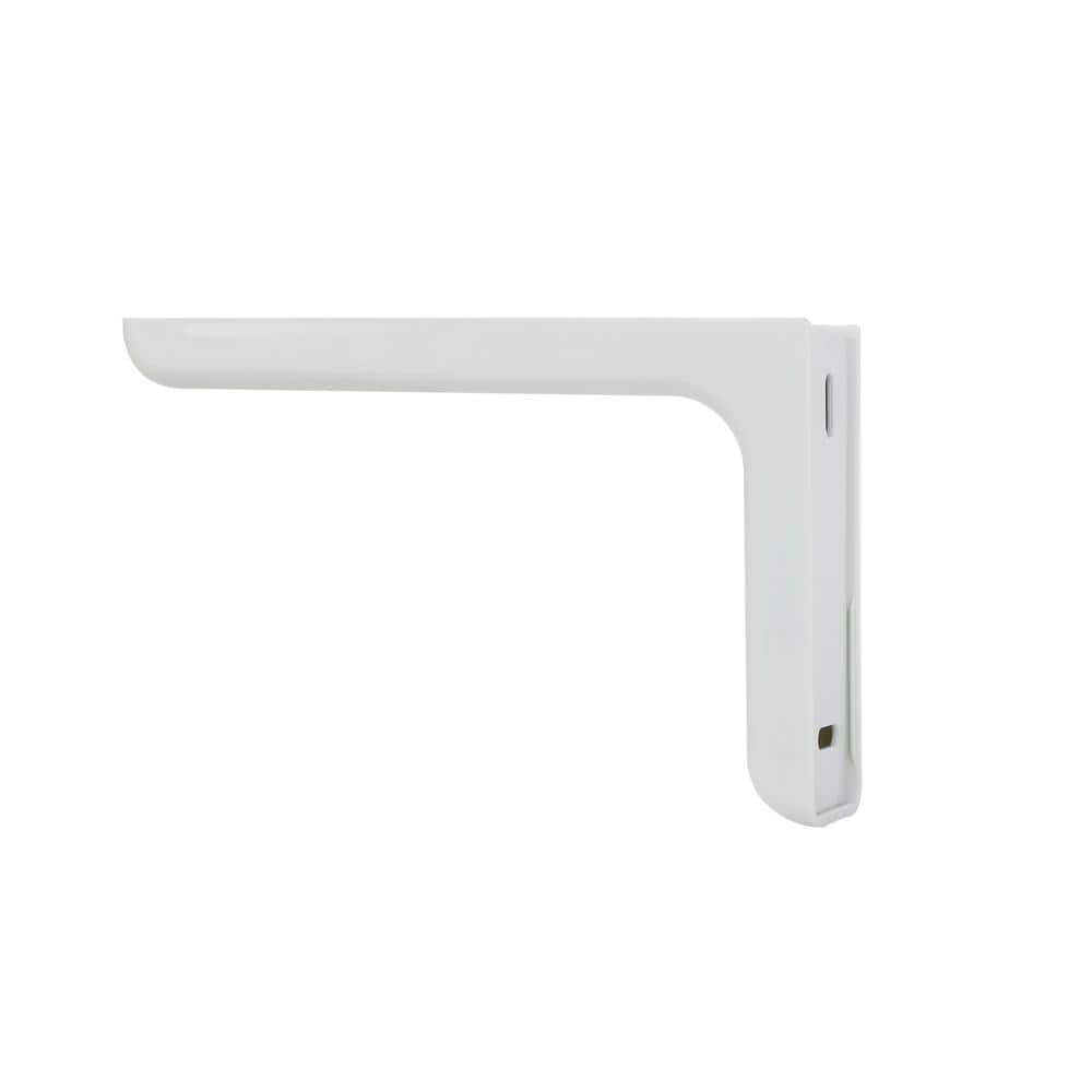 Everbilt White Small Designer Shelf Bracket 91168 - The Home Depot