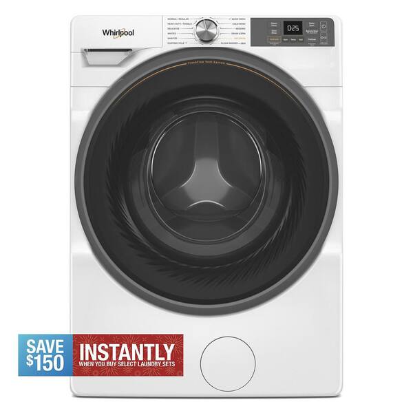 Whirlpool 4.5 cu. ft. Front Load Washer in White with FreshFlow Vent ...