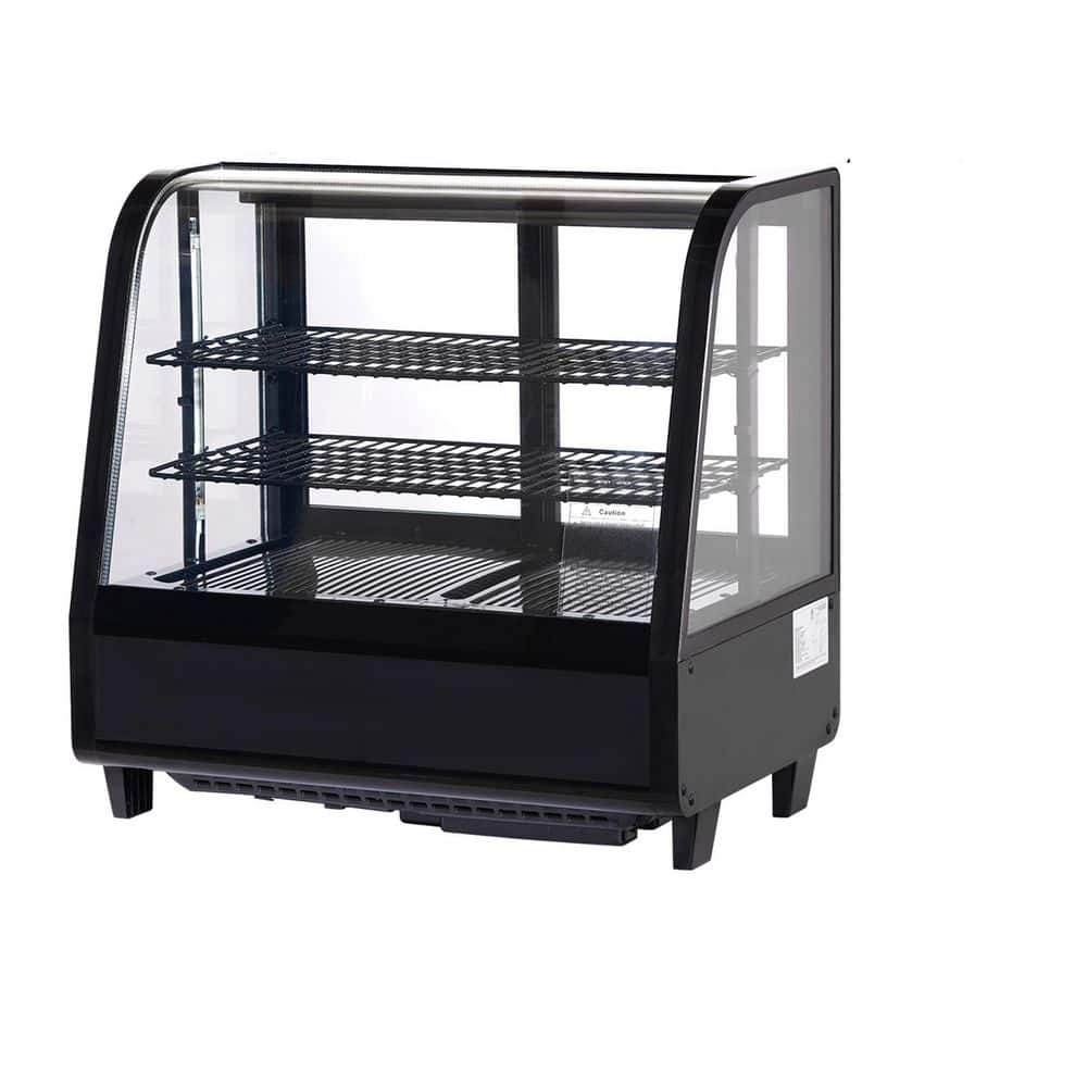SKYSHALO Refrigerated Display Case 3.5 cu. ft. /100L, 2Tier, Countertop ...