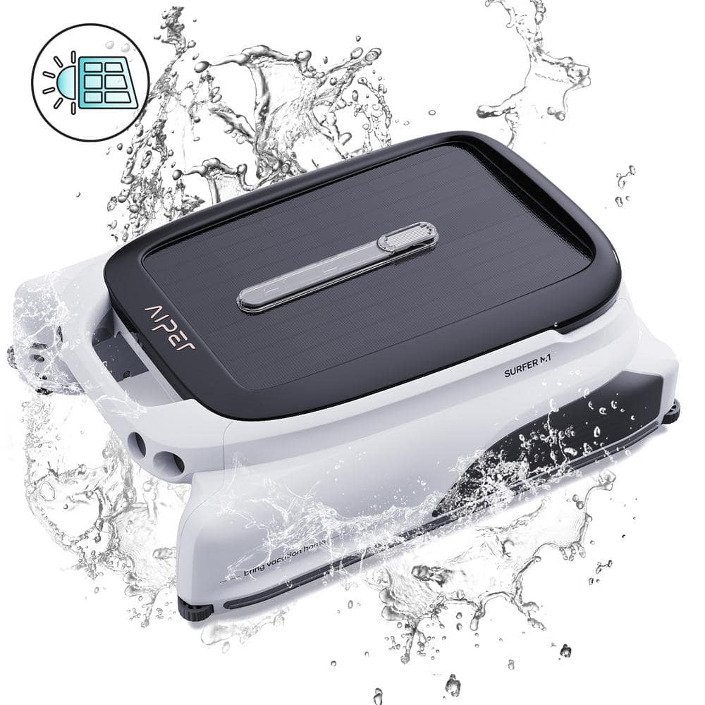AIPER Surfer M1 Solar Powered Automatic Robotic Pool Skimmer Cleaner in ...