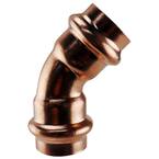 Everbilt 3/4 in. Copper Pressure 45-Degree Cup x Cup Elbow Fitting C606HD34 - The Home Depot