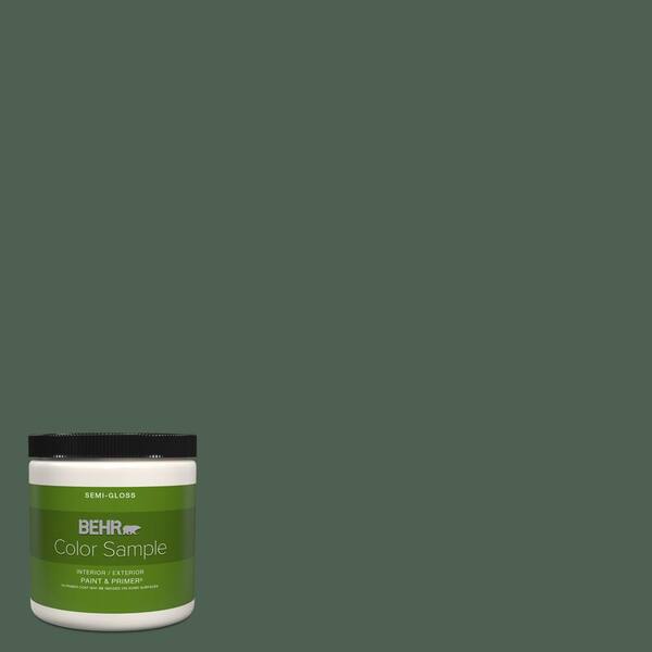 BEHR PREMIUM PLUS 8 oz. #PPU11-20 Congo Semi-Gloss Interior/Exterior ...