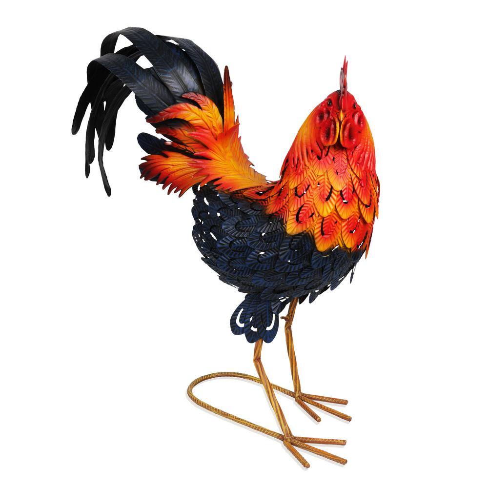 Alpine Corporation Rooster Decor LJJ2078 - The Home Depot