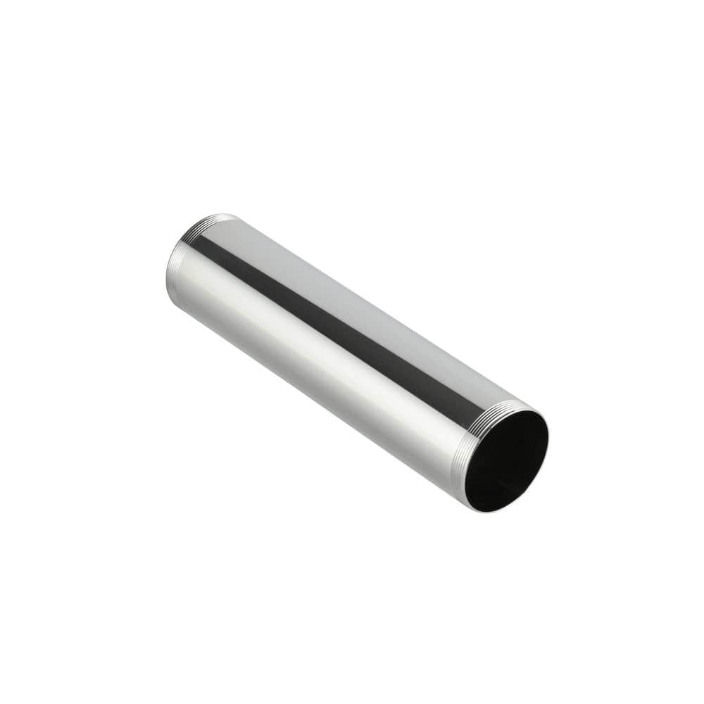 Everbilt 1-1/2 in. x 6 in. Chrome-Plated Brass Double Threaded-Joint ...