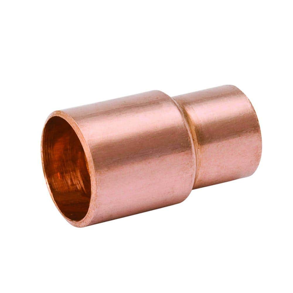 Everbilt 1 in. x 3/4 in. Copper Pressure Fitting x Cup Copper Reducer ...