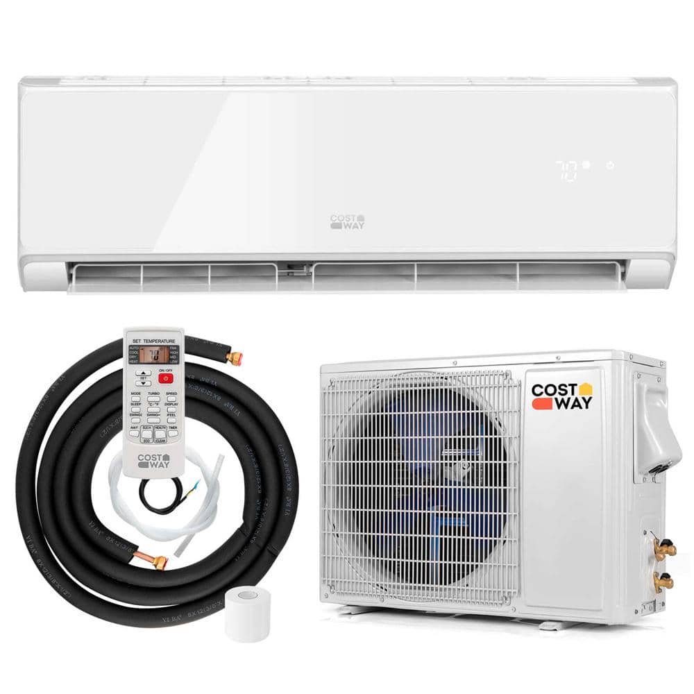 Costway 18,000 BTU 1.5-Ton Ductless Mini Split Air Conditioner Only 220 ...