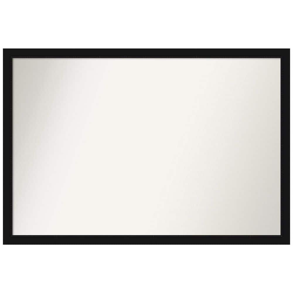 Amanti Art Avon Black Narrow 38 in. W x 26 in. H Non-Beveled Bathroom ...