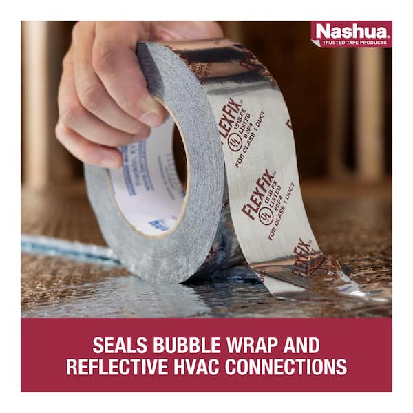 Nashua Tape 1.89 in. x 120.3 yd. 555 FlexFix UL Listed Duct Tape Sealer ...