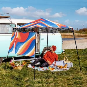 EAGLE PEAK Day Tripper 8 ft. x 8 ft. Slant Leg Light-Weight Compact ...