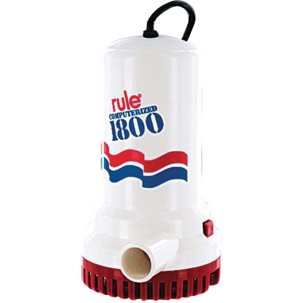 Rule 110-Volt AC Automatic Sump Pump with 8 ft. Cord 1800 GPH A53S ...