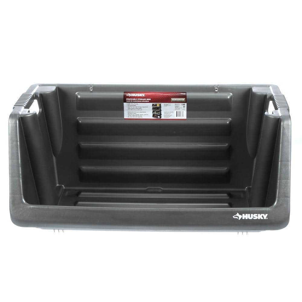 Husky Stackable Storage Bin 212327 - The Home Depot