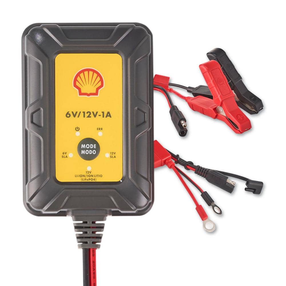 Formula Shell 1 Amp Battery Charger and Maintainer SBC100 - The Home Depot