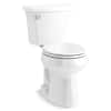 KOHLER Highline Arc 10 in. Rough In 2-Piece 1.28 GFP Single Flush Round ...