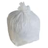 PlasticMill 33 in. W x 39 in. H 33 Gal. 0.7 Mil White Trash Bags (150 ...