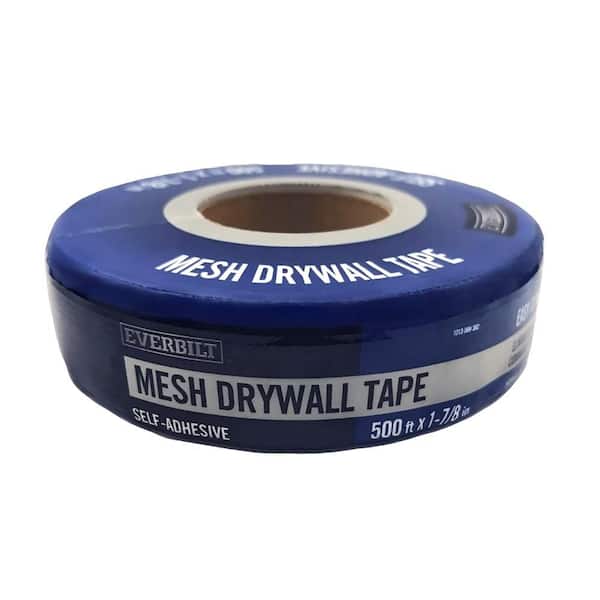 Everbilt 1-7/8 in. x 500 ft. White Self-Adhesive Mesh Drywall Joint ...