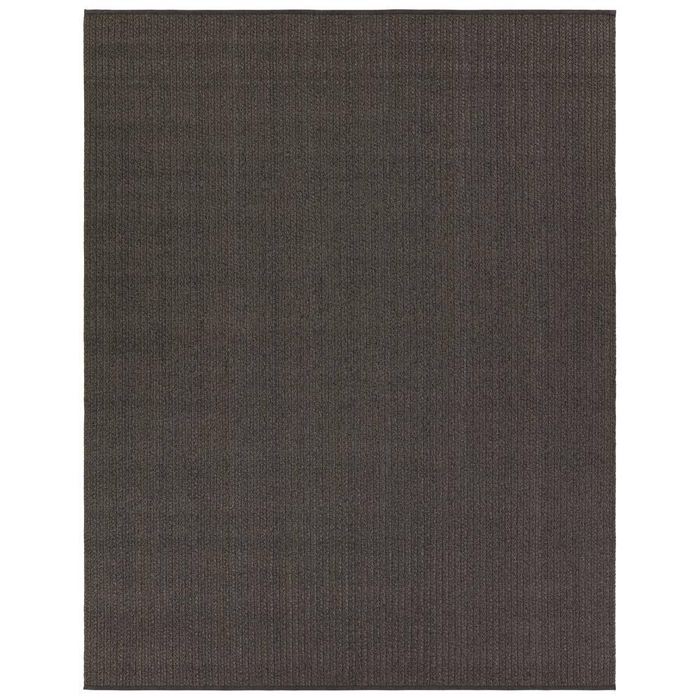 Jaipur Living Iver 9 ft. x 12 ft. Dark Gray Solid Handmade Indoor ...