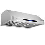 AWOCO Supreme 30 in. 1000 CFM Ducted Under Cabinet Range Hood in ...