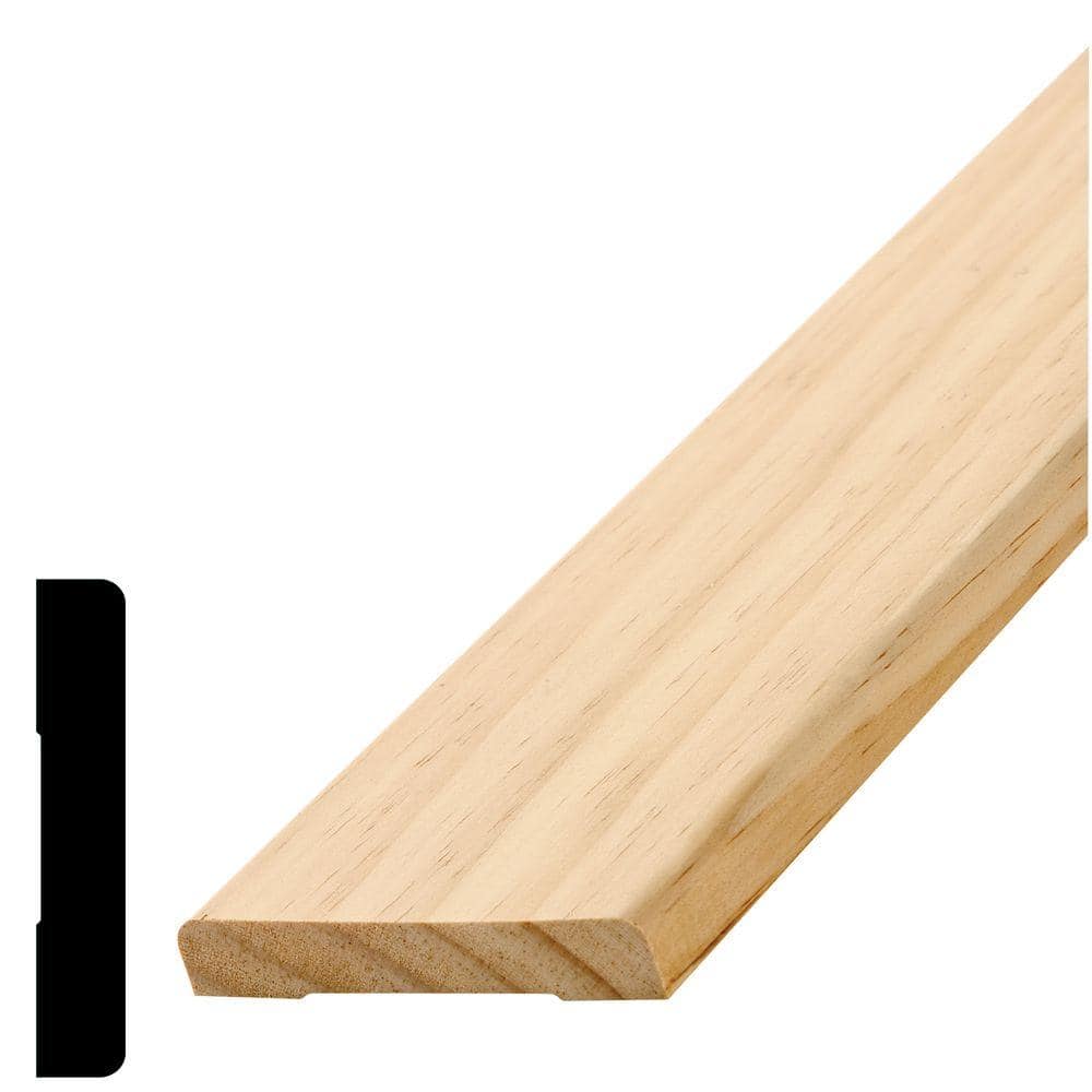 Alexandria Moulding LWM 433 9/16 in. x 3-1/4 in. Pine Wood Casing ...