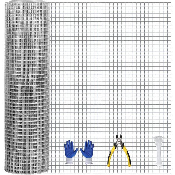 VEVOR Hardware Cloth 1/4 in. x 3 ft. x 50 ft. 23-Gauge Hardware Cloth ...