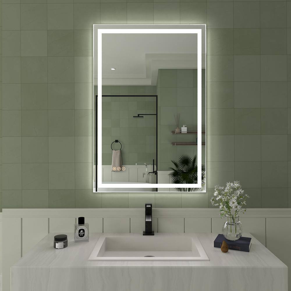 Have a question about TaiMei 24 in. W x 36 in. H Frameless LED Single ...