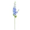 LIVING LUXURY 34 in. Blue Artificial Delphinium Flower Stem Spray (Set ...
