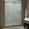 Aston Coraline XL 44 - 48 in. x 80 in. Frameless Sliding Shower Door with Ultra-Bright Frosted ...