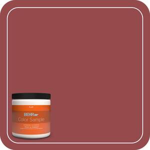 BEHR DYNASTY 8 oz. #M140-6 Circus Red Matte Stain-Blocking Interior ...