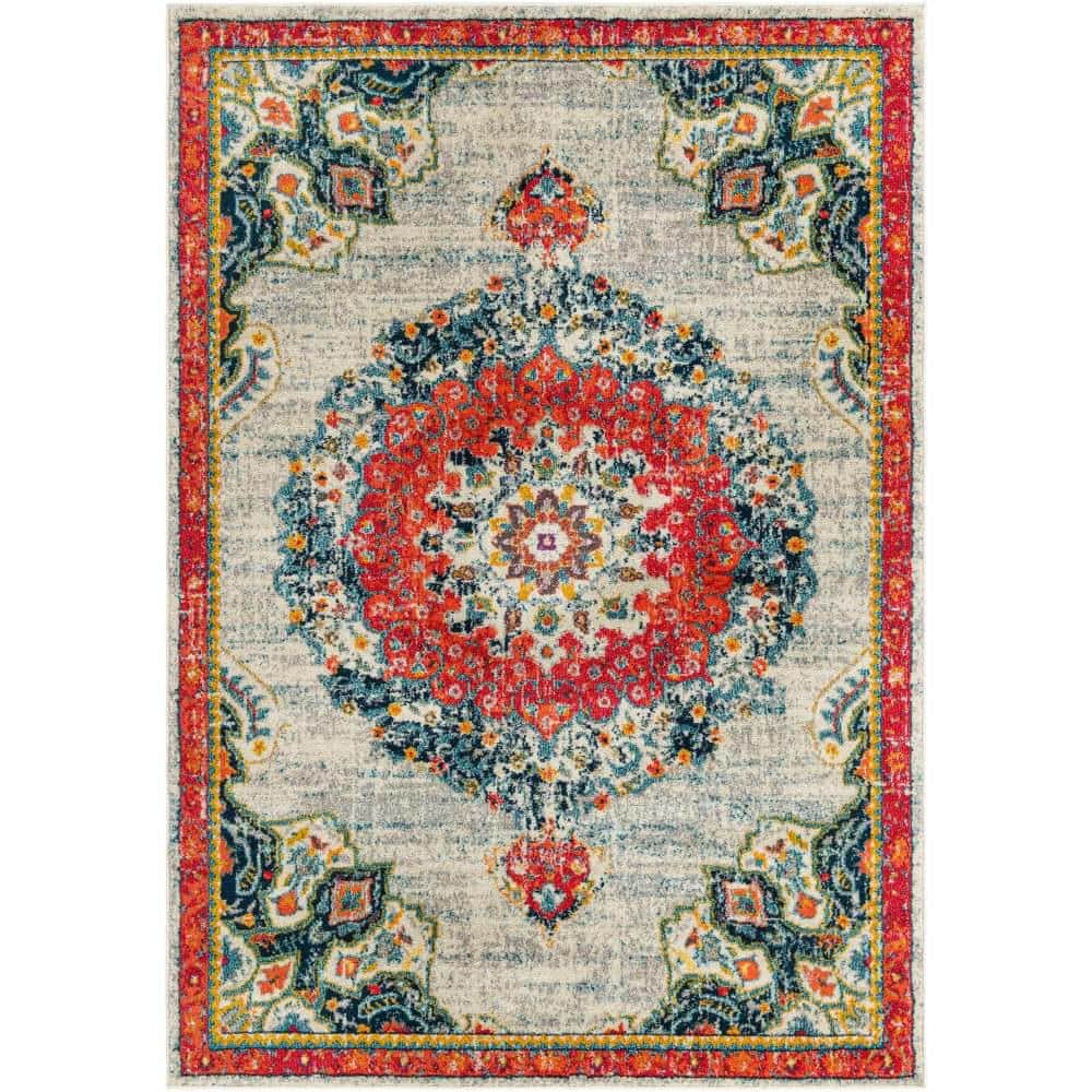 Unique Loom Penrose Alexis Ivory 6' 1 x 9' 0 Area Rug 3185328 - The ...
