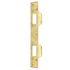 Defiant Bright Brass Security Latch Strike 70282 - The Home Depot