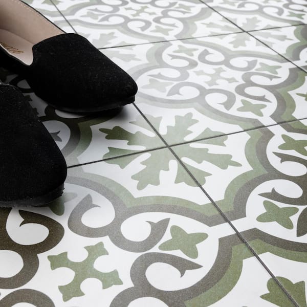 Merola Tile Berkeley Essence Eden 9 in. x 9 in. Porcelain Floor and ...