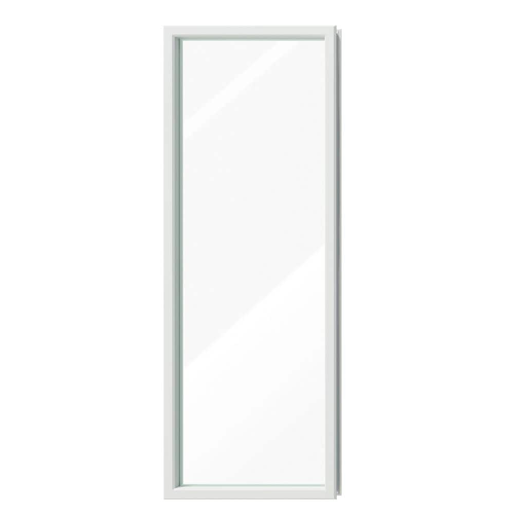 TENONER 22in x 64in, 1-Lite Clear Tempered Glass Insert Kit Entry Door ...