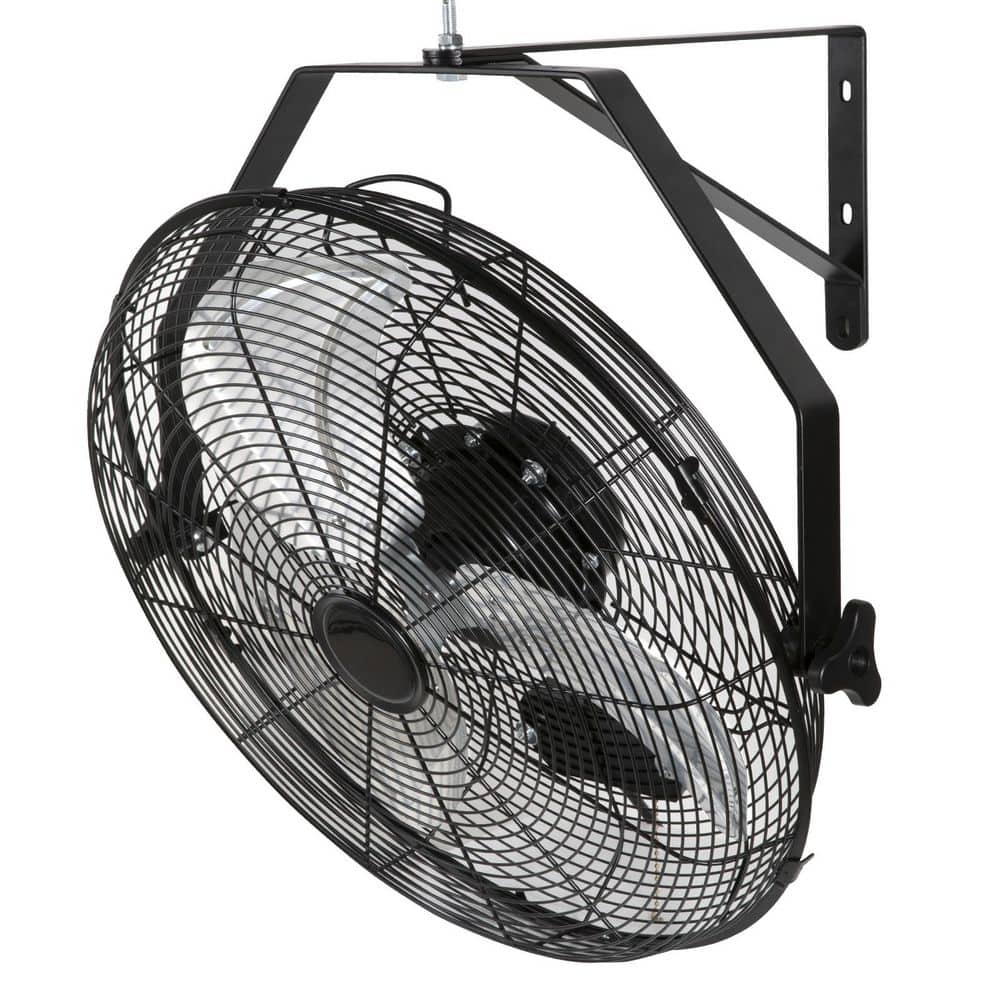 SKYSHALO Wall Mount Fan, 18 Inch, 3-speed High Velocity Max. 4150 CFM ...