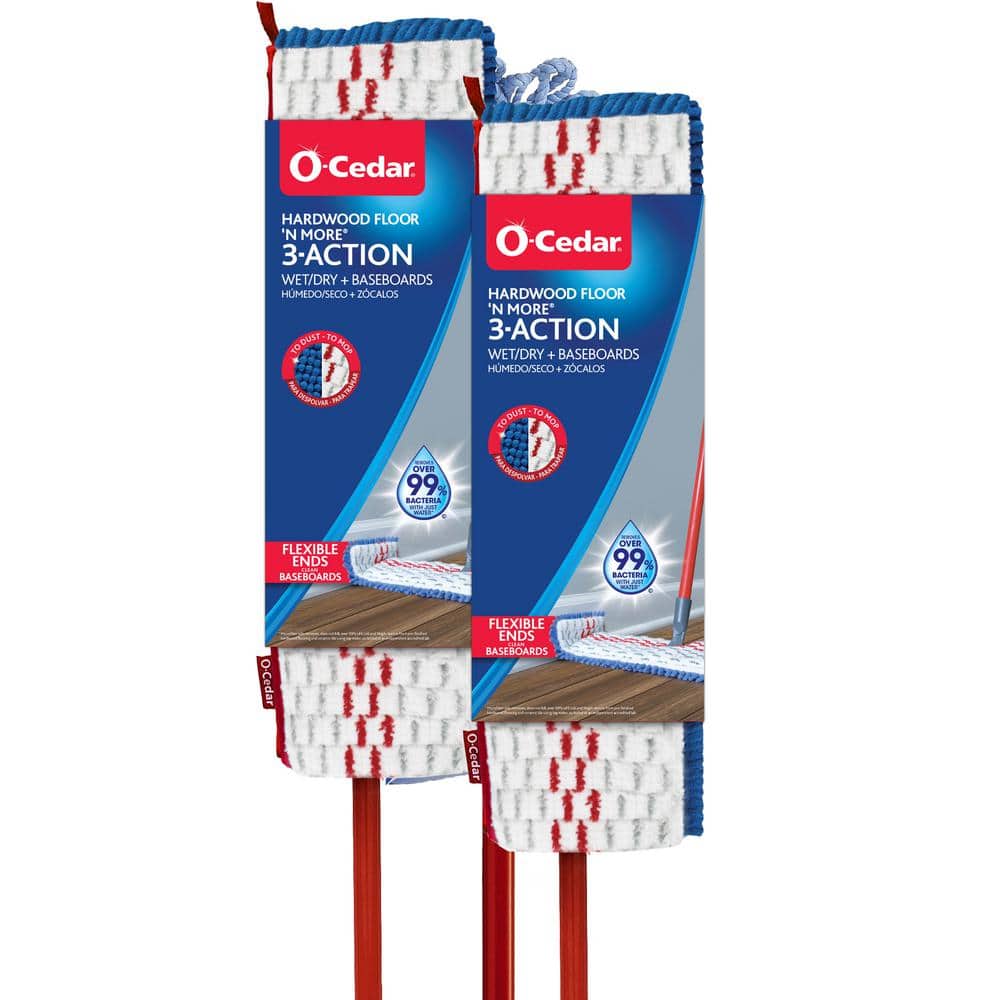 O-Cedar Hardwood Floor 'N More 3-Action Mop (2- Pack) 170381 COMBO1 ...