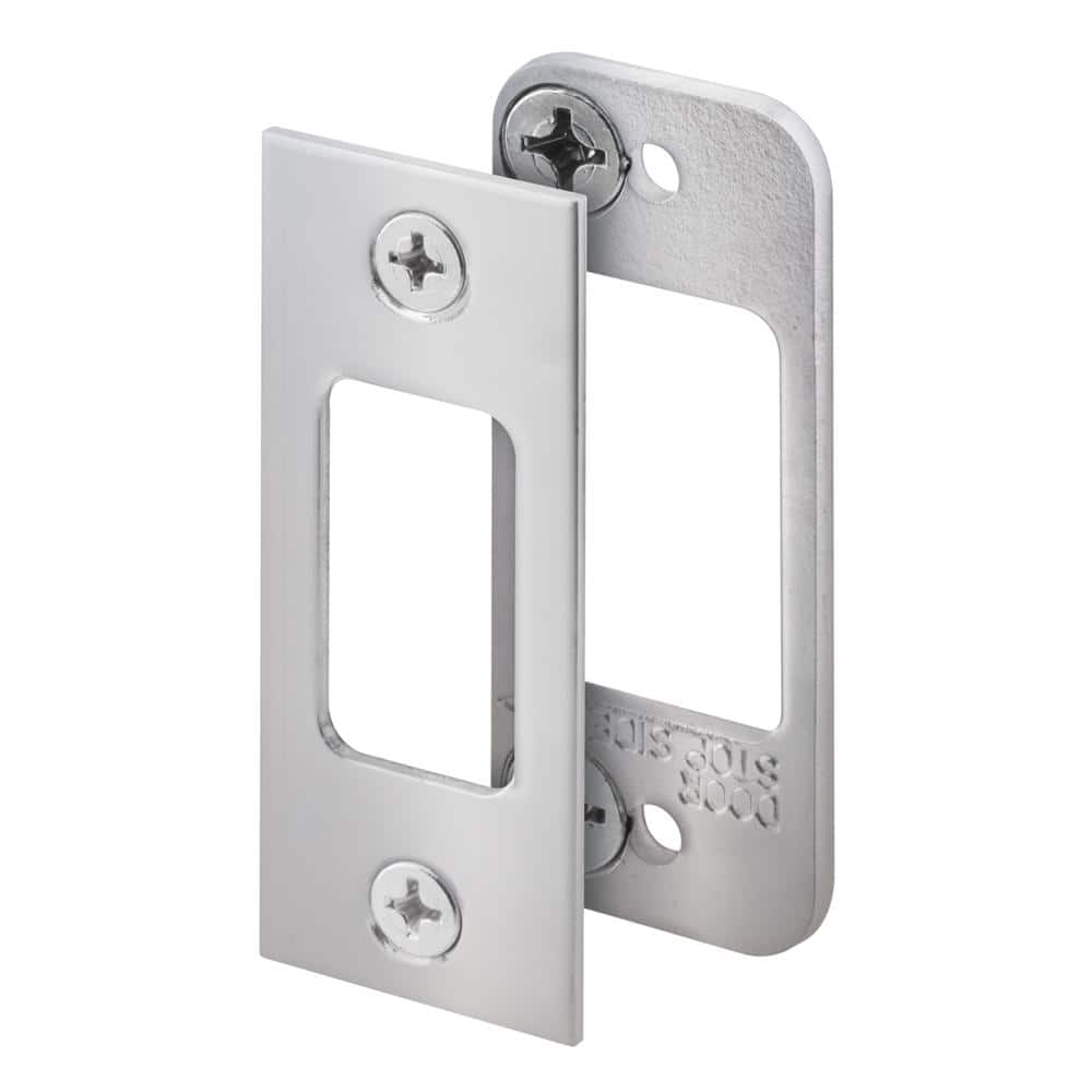 Prime-Line Stainless Steel High Security Deadbolt Strike (2-piece) E ...