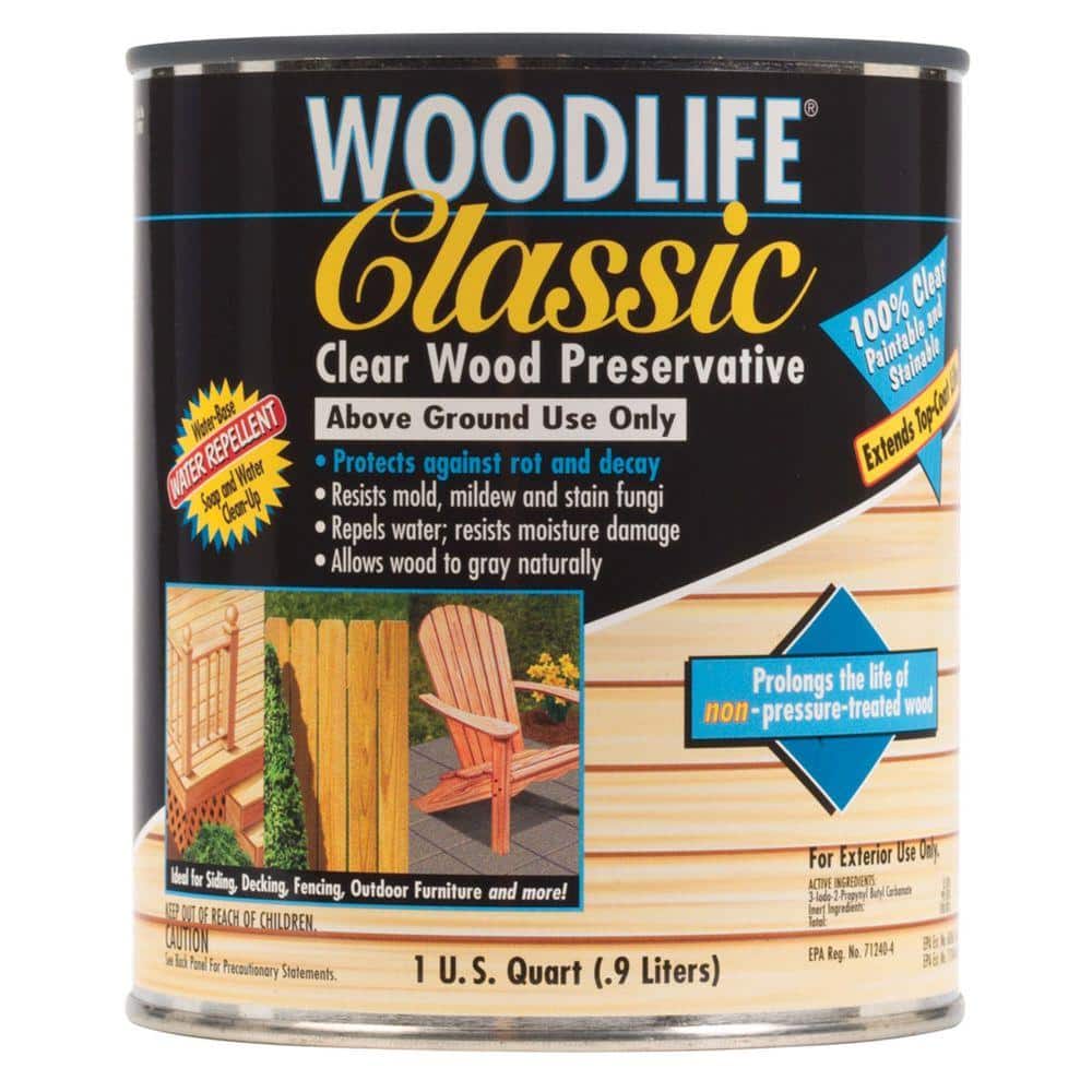 Wolman 1-qt. Classic Clear Above Ground Wood Preservative (6-Pack) 902 ...