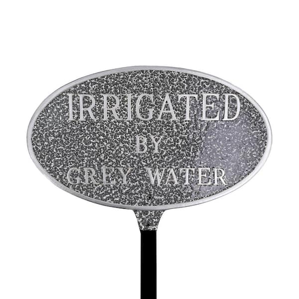 Montague Metal Products 6 in. x 10 in. Small Oval Irrigated By Grey ...
