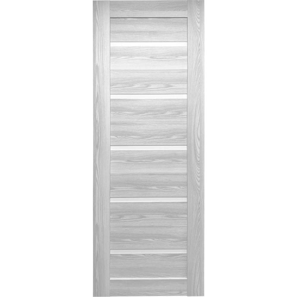 Valusso design doors 30 in. x 80 in. Tampa No Bore Solid Core 5-Lite ...