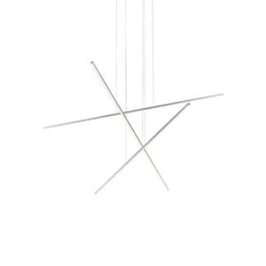 KUZCO Talis 70 in. 1 Light 80-Watt Brushed Nickel Integrated LED Pendant Light MP89570-BN - The ...