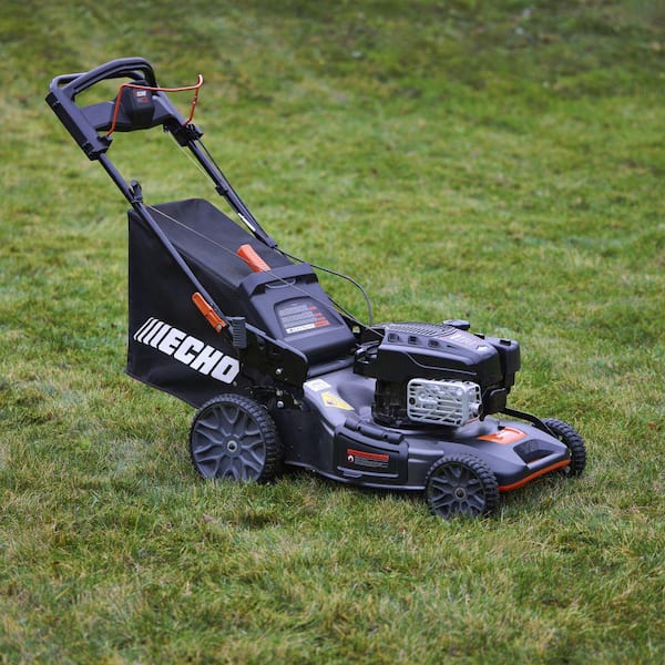 ECHO 21 in. 190 cc Briggs and Stratton Gas 3-in-1 Dual Blade RWD Self ...