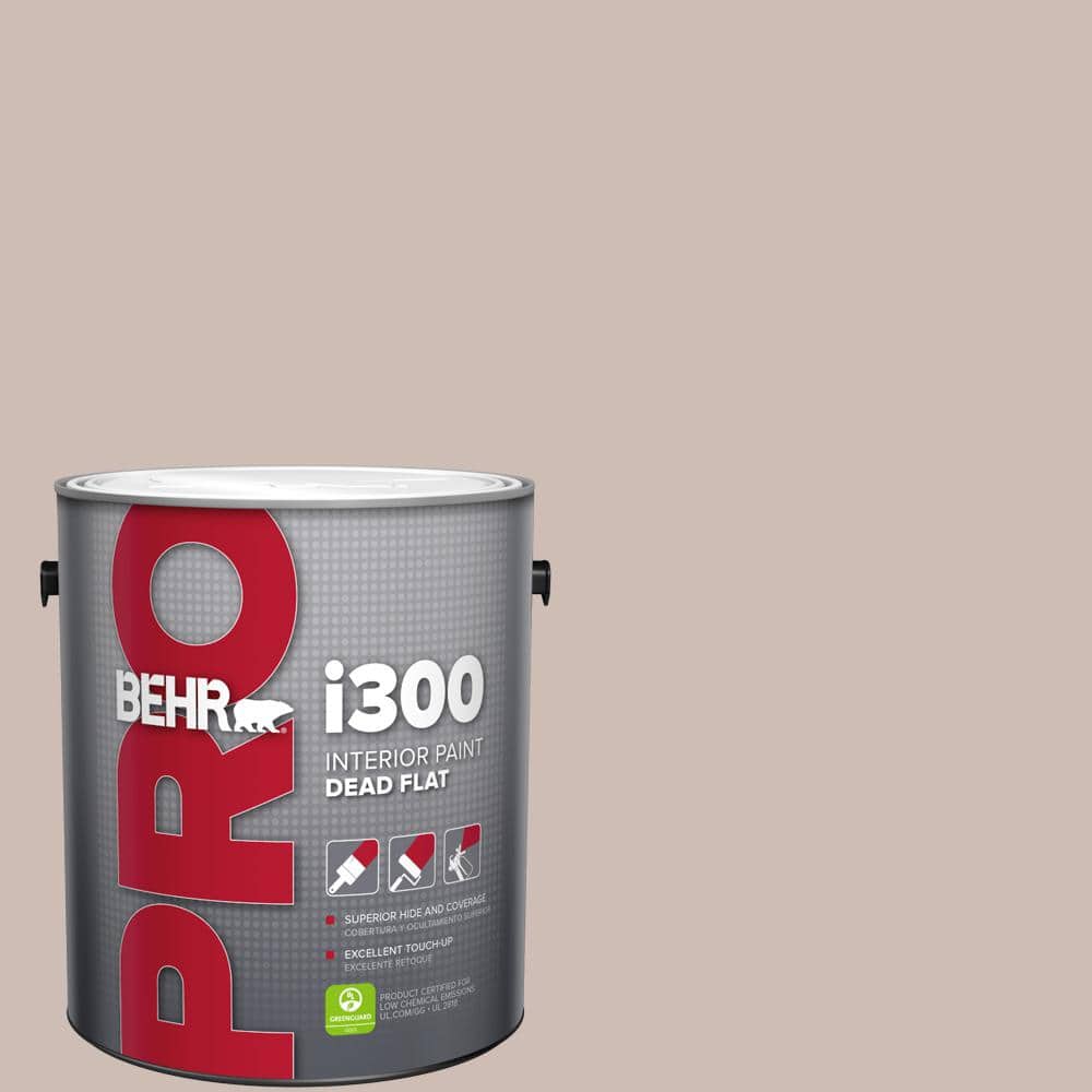 BEHR PRO 1 gal. #N150-2 Smokey Pink Dead Flat Interior Paint PR31001 ...