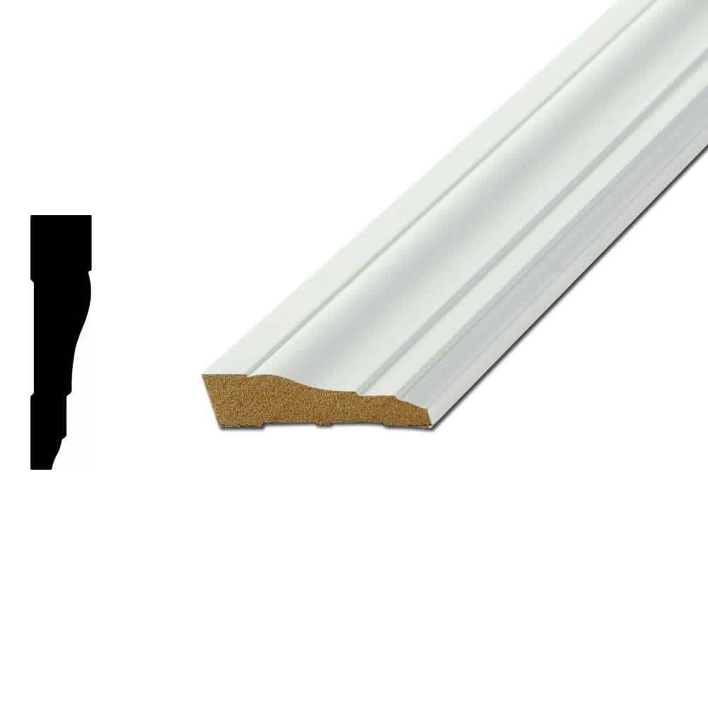 American Wood Moulding WM361 11/16 in. x 2-1/2 in. Primed Medium ...