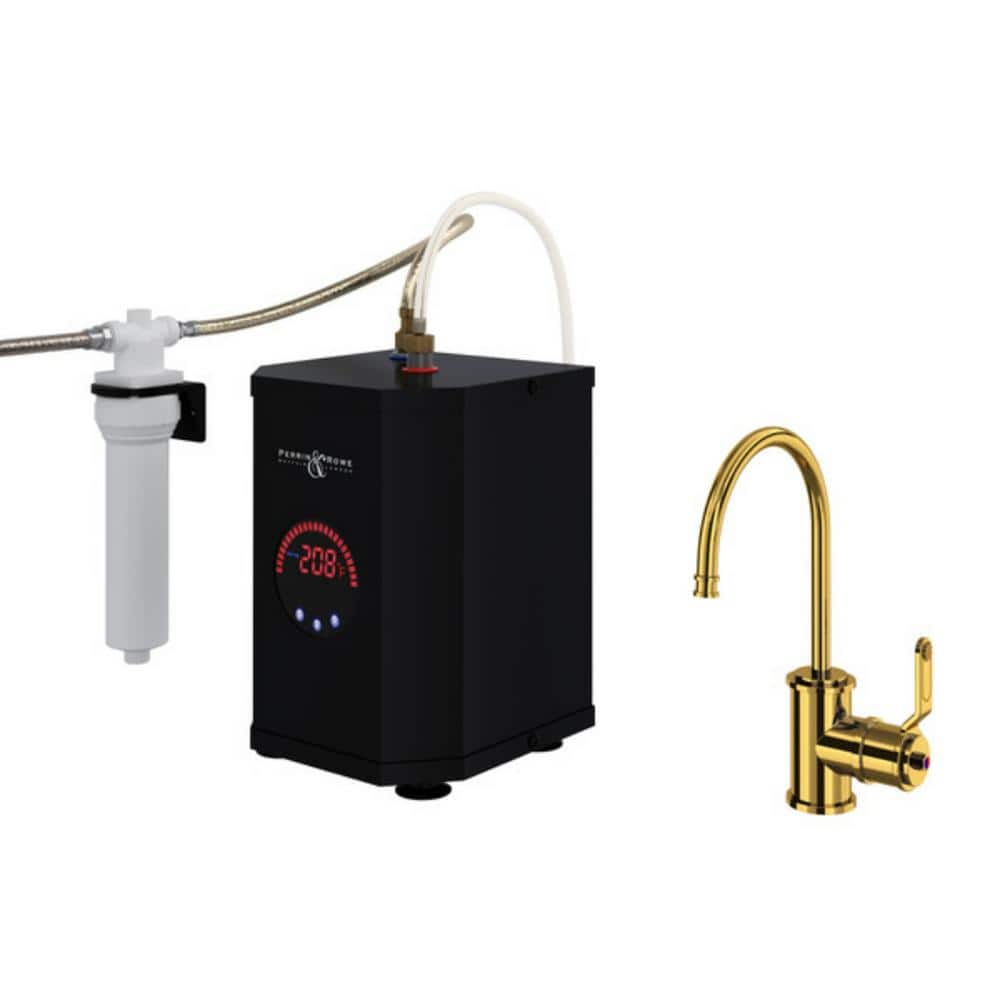 ROHL Armstrong Single Handle Beverage Faucet in Unlacquered Brass U ...