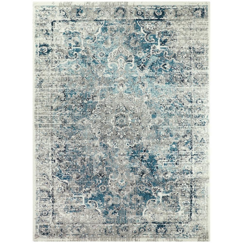 BALTA Kennedy Taupe 5 ft. x 7 ft. Vintage Oriental Area Rug 3005770
