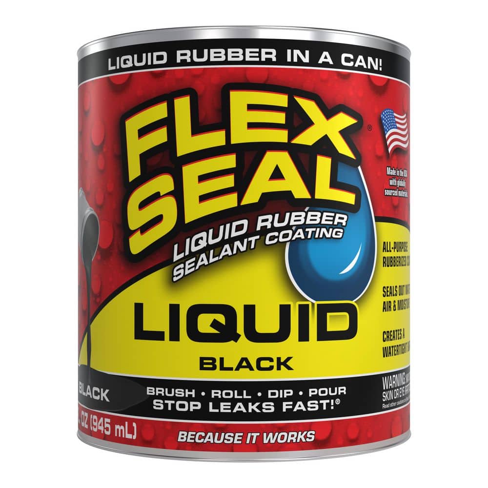 FLEX SEAL FAMILY OF PRODUCTS Flex Seal Liquid Black 32 Oz. Liquid ...
