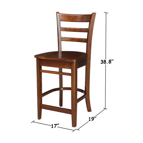 International Concepts 5 PC Set - Espresso Solid Wood 36 in International Concepts 5 PC Set - Espresso Solid Wood 36 in
