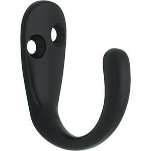 Liberty 1-13/16 in. Matte Black Double Wall Hook-B59104Z-FB-C - The ...